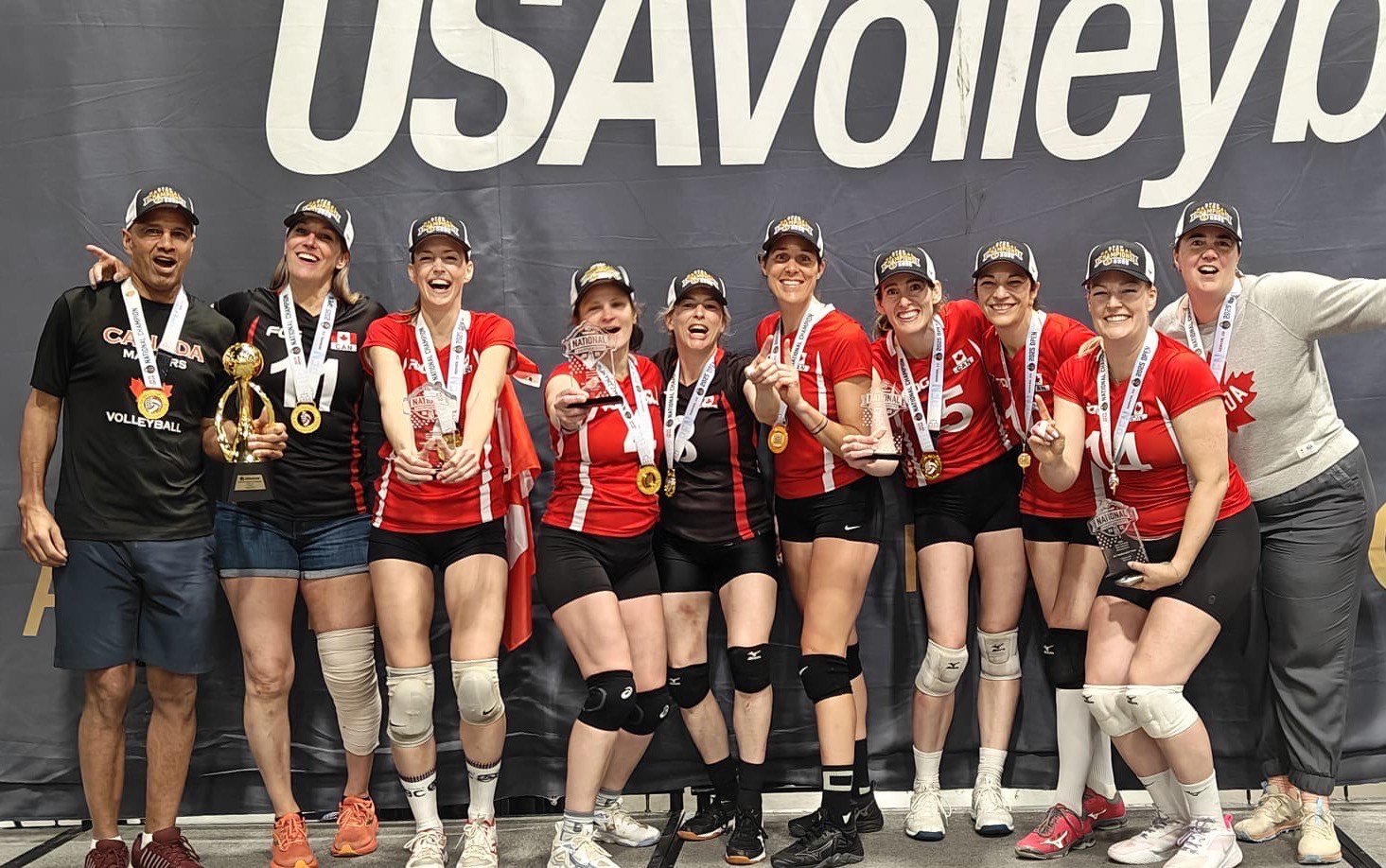 Masters News: Team Canada Double Golds | Volleyball Canada