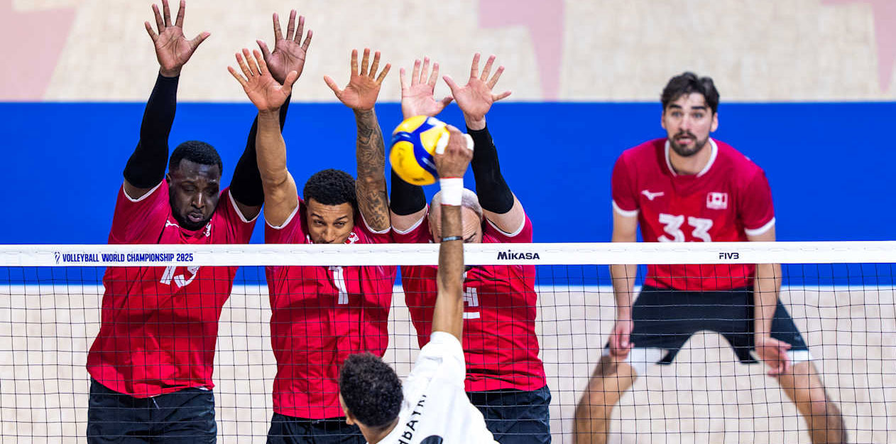 Canada comes back for first win | Volleyball Canada