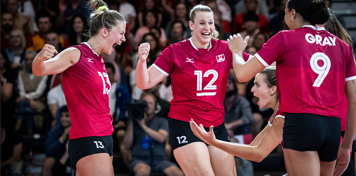 Women kick off VNL Calgary with impressive win | Volleyball Canada
