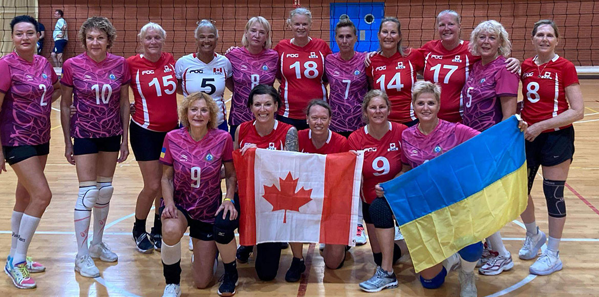 Team Canada Masters Win Gold and Silver | Volleyball Canada