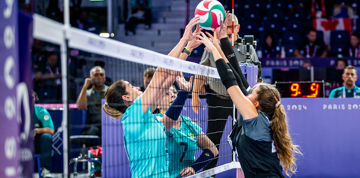 Women’s sitting volleyball team now 1-1 at 2024 Paralympics ...